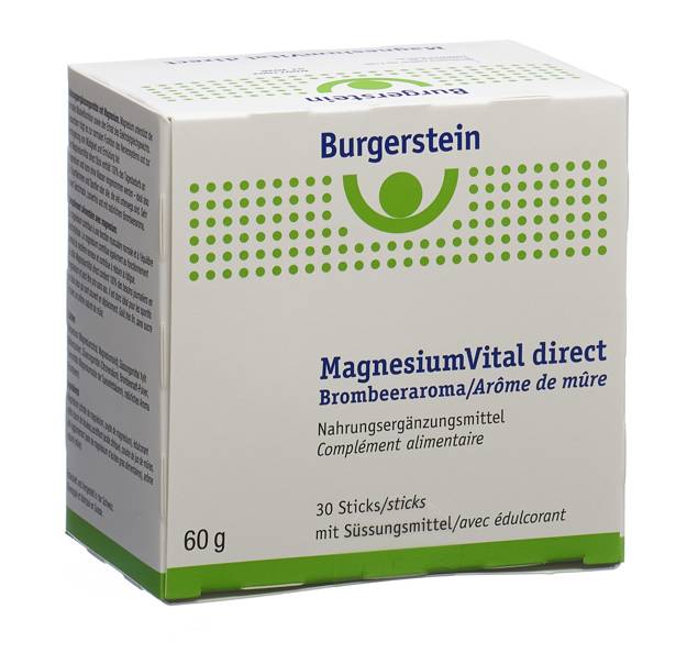 Burgerstein Magnesium Vital direct 30 Sticks | Wir l(i)eben Gesundheit!